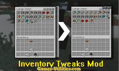 Inventory Tweaks Mod for Minecraft 1.20.5, 1.19.4, 1.18.2, 1.17.1